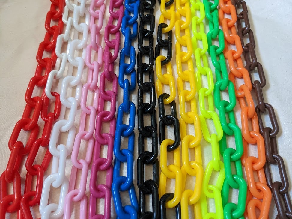 Goat Collars - 18" Plastic Chain Collars (1.5" Links) - Etsy