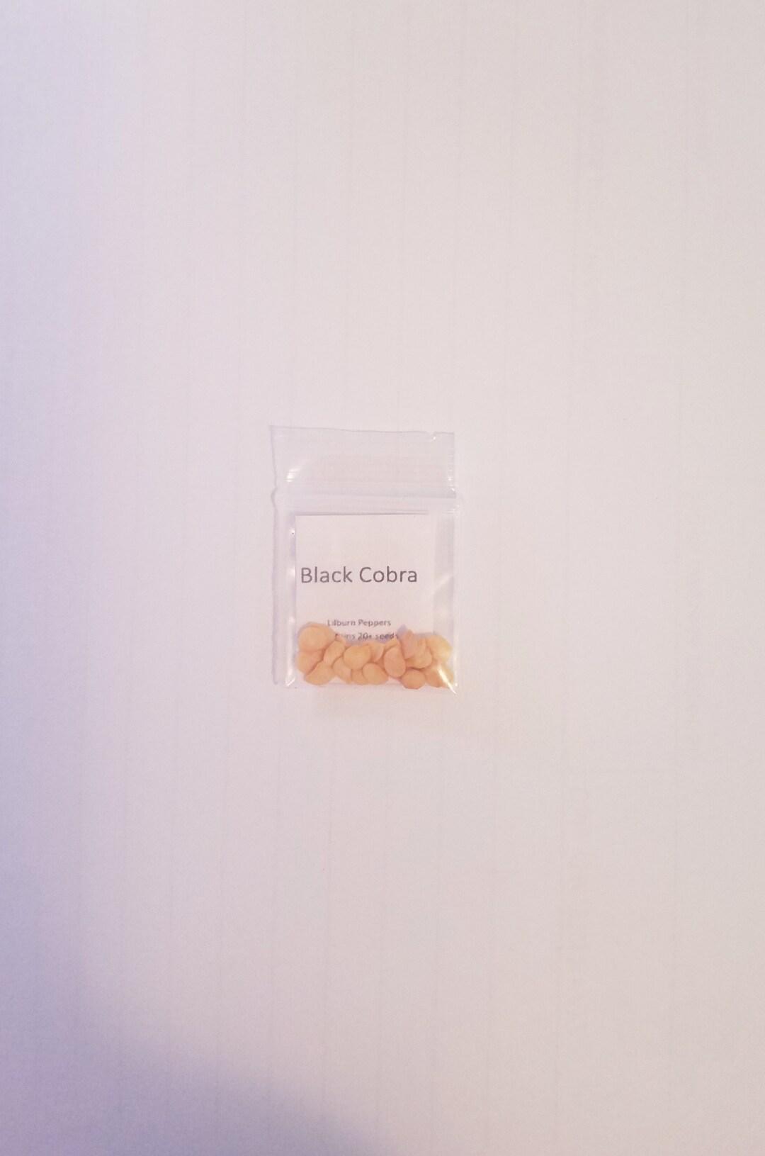 Black Cobra Pepper Seeds - Etsy