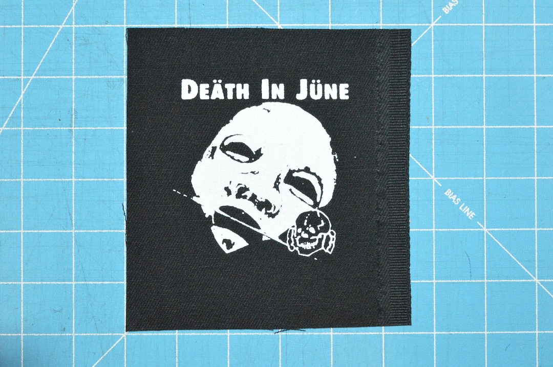 Death in June Patch. Gothic Industrial Punk Patch Front 242, Coil ...