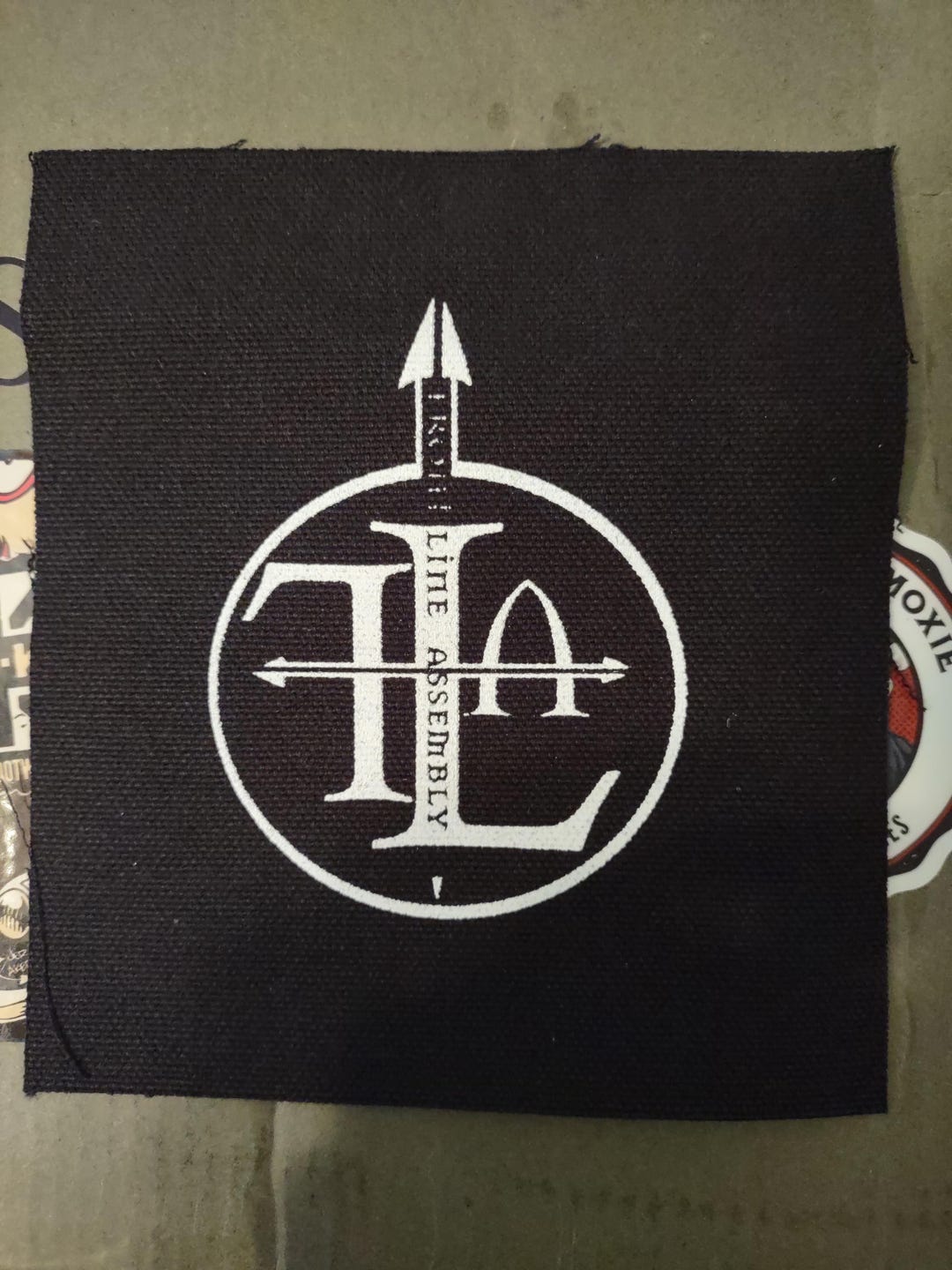Irregular Industrial Front Line Assembly Cotton Patch, Velvet Acid ...