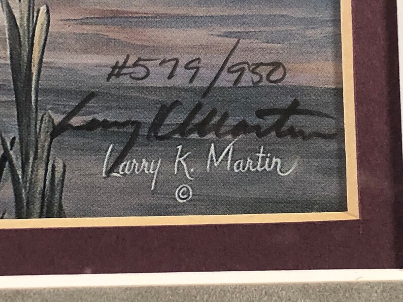 Larry K Miller Egret Print Limited Edition Hand-signed - Etsy