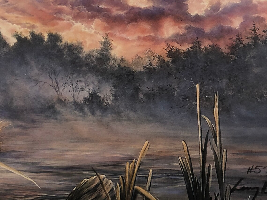 Larry K Miller Egret Print Limited Edition Hand-signed - Etsy