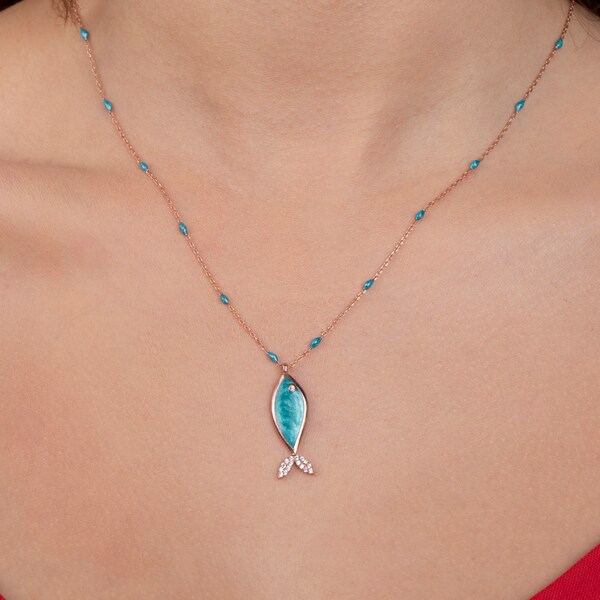 Fish Necklace - Etsy