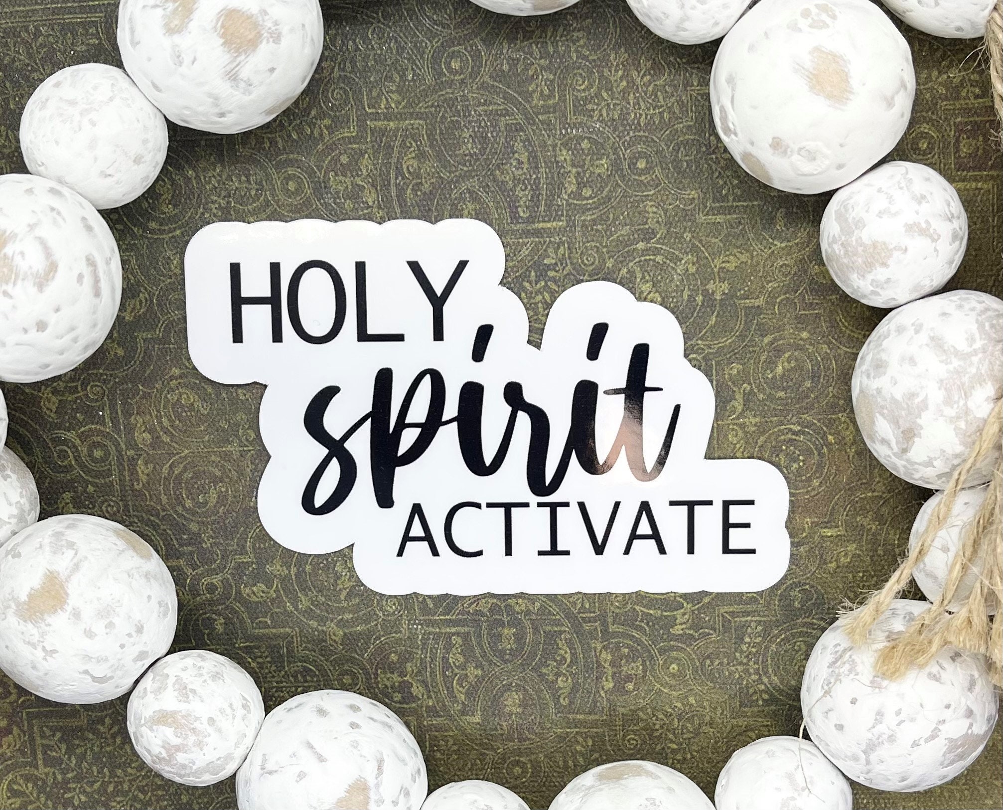 Paper & Party Supplies Paper Tik Tok Holy Spirit Activate sticker etna ...