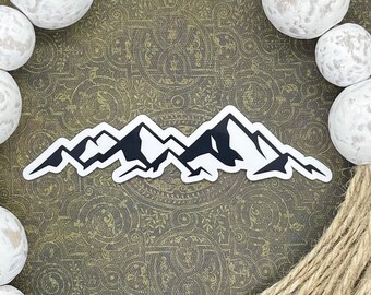 Mountain Range Stickers - Etsy