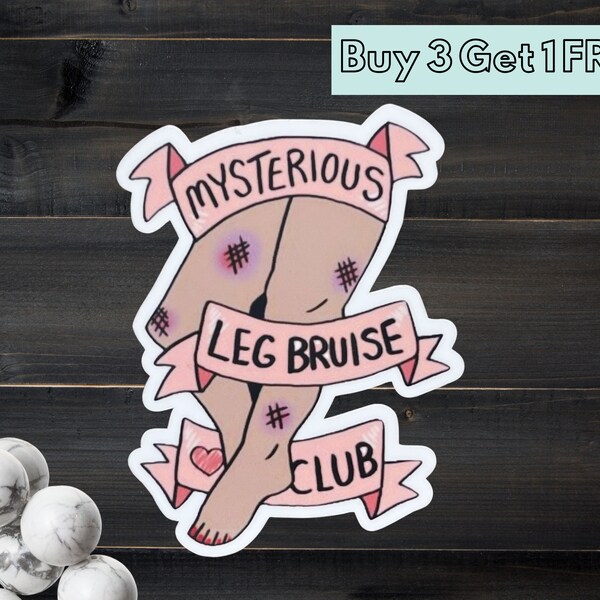 Leg Bruise Sticker - Etsy