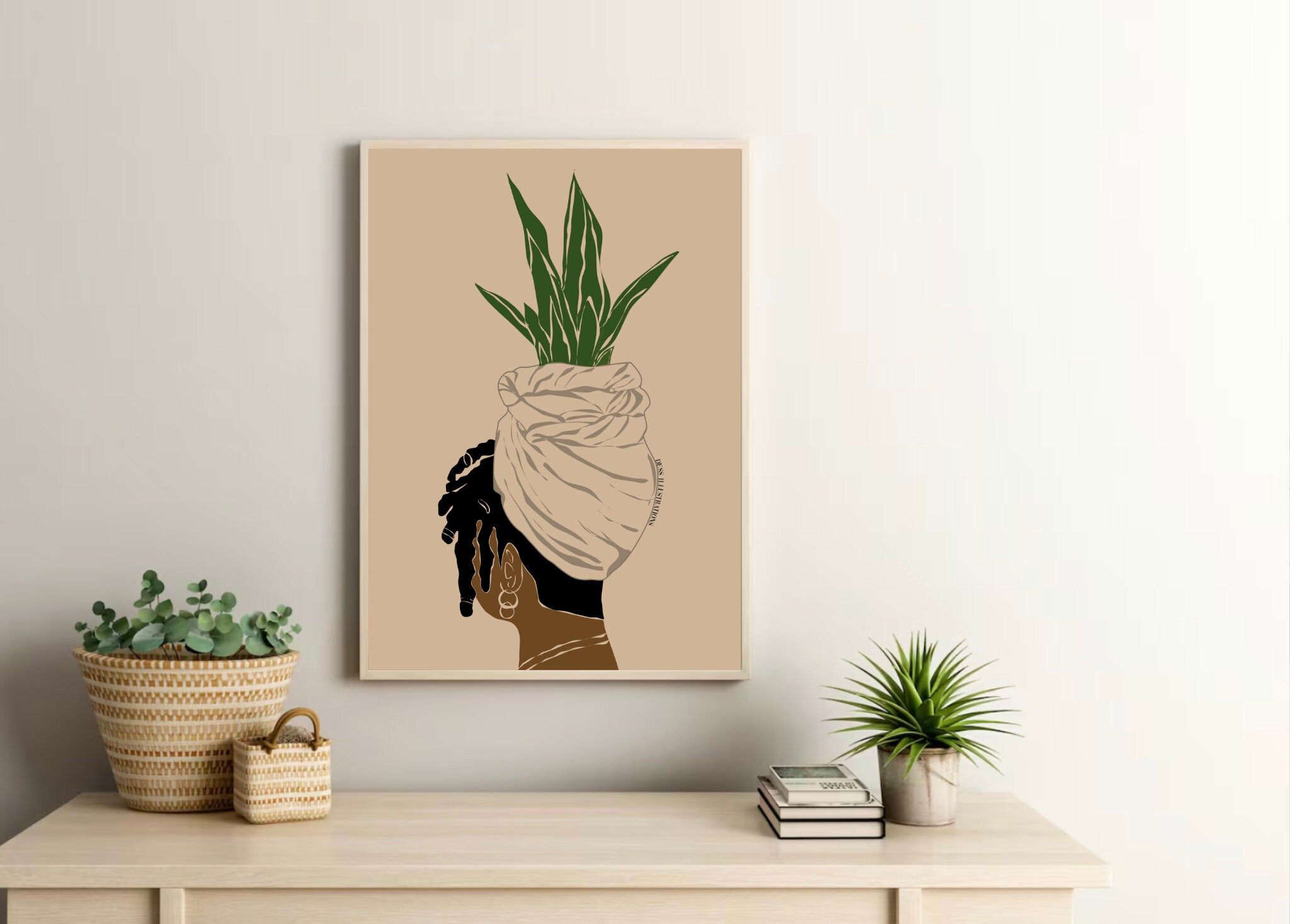 Black Woman With Locs, Black Girl With Locs, Woman With Dreadlocks Art ...