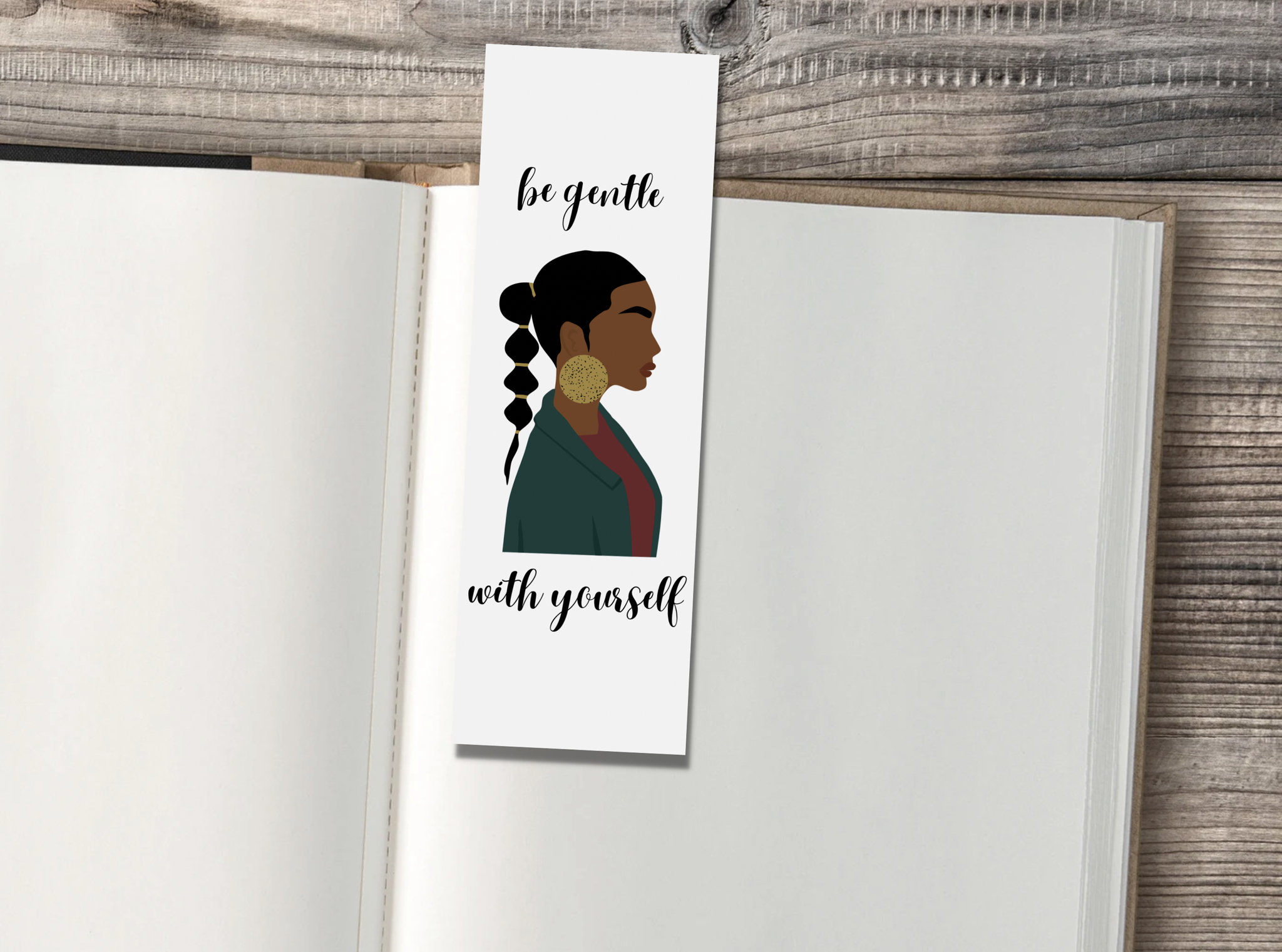 Black Girl Bookmarks Black Women Bookmark Printable - Etsy