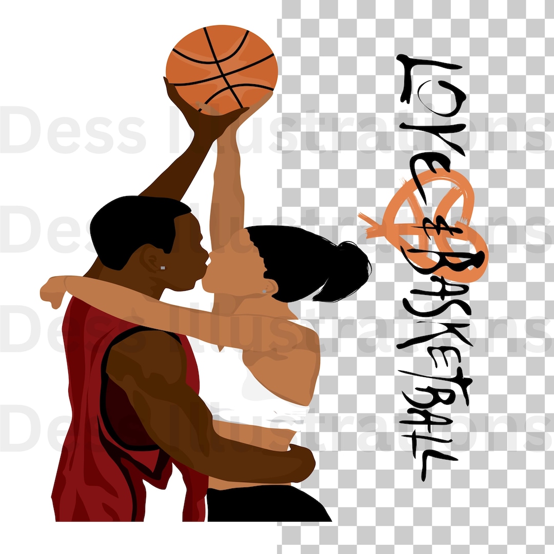 Love and Basketball Clipart, DIGITAL DOWNLOAD, Classic Black Movies ...