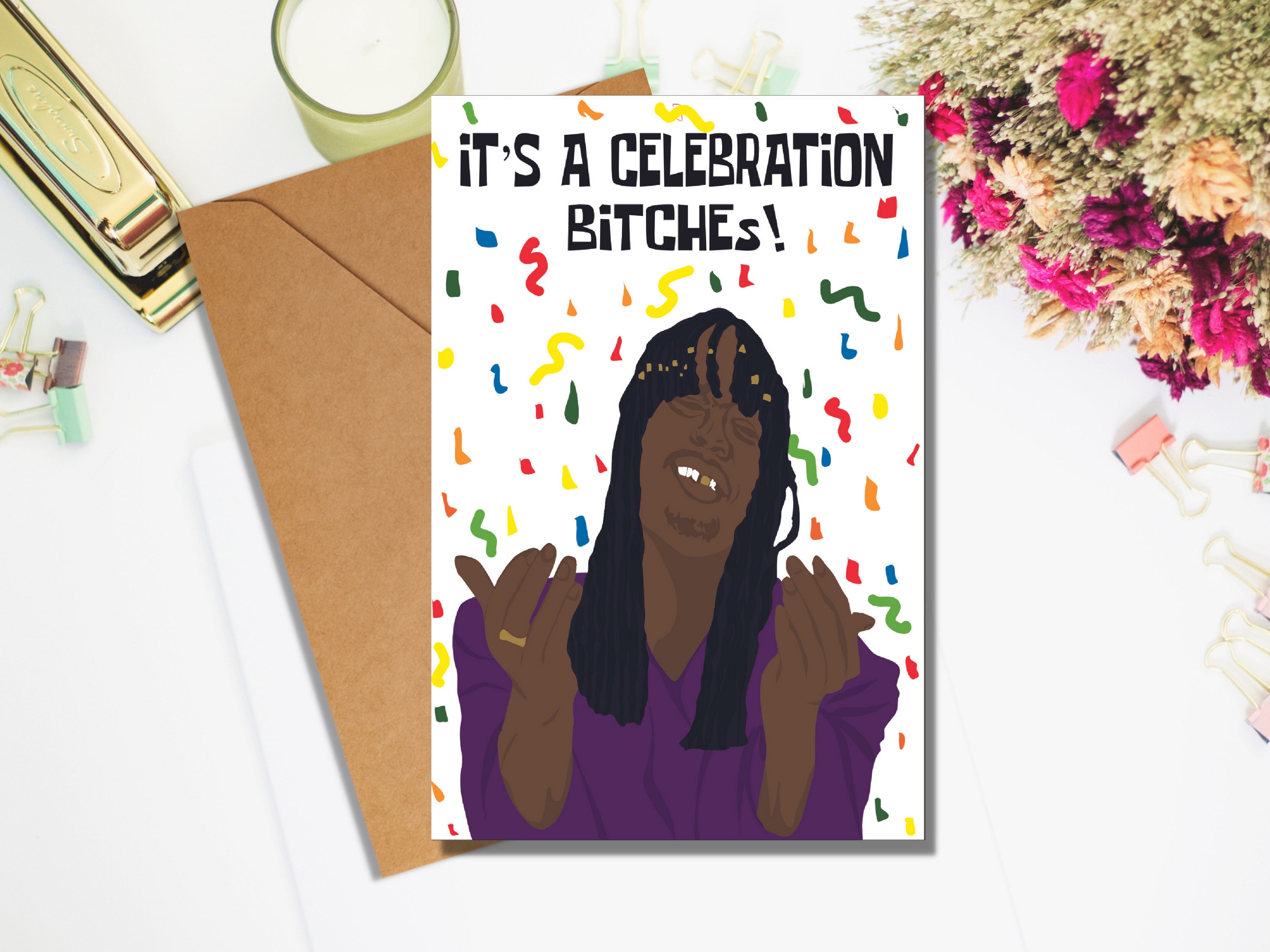 Funny Birthday Card, African American Greeting Cards, Printable ...