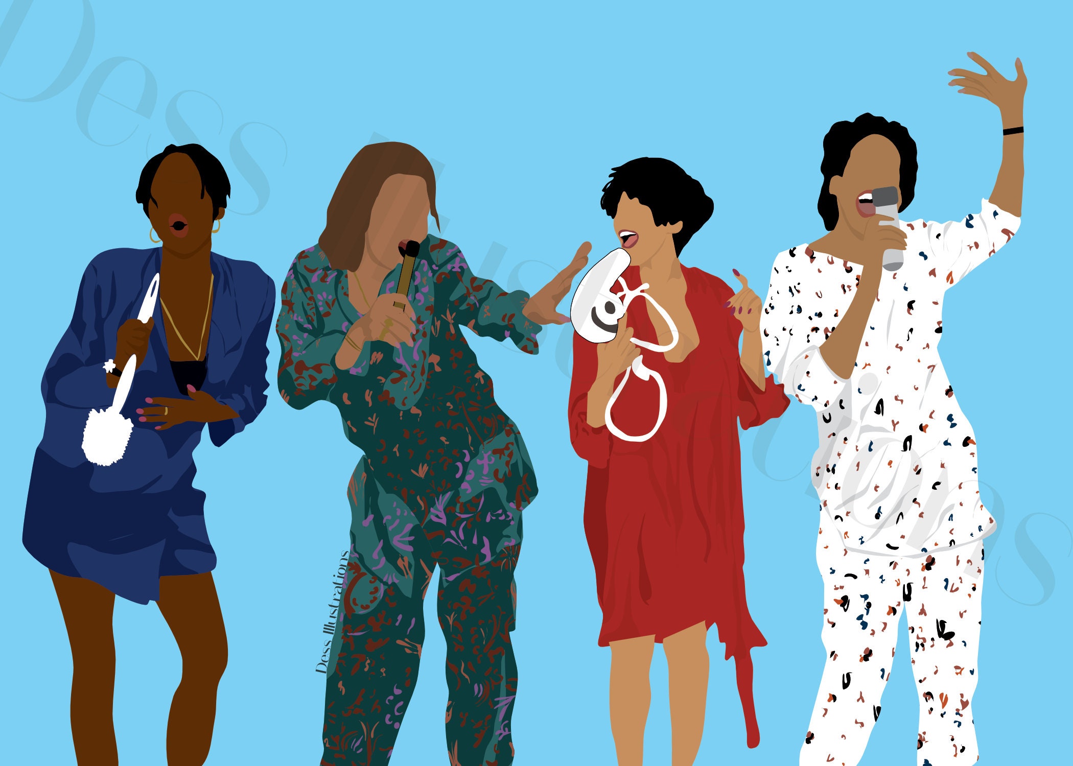 Living Single Art Print DIGITAL DOWNLOAD 90's Classic - Etsy