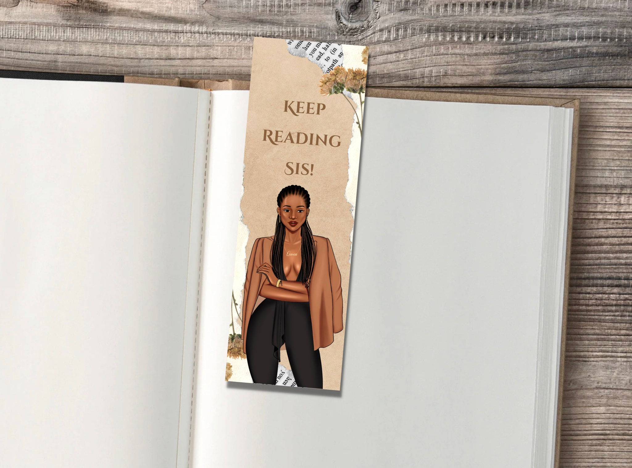 Black Girl Bookmarks | Black Women Bookmark | Printable Bookmark | DIY ...