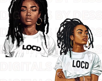 Black Women With Locs - Etsy