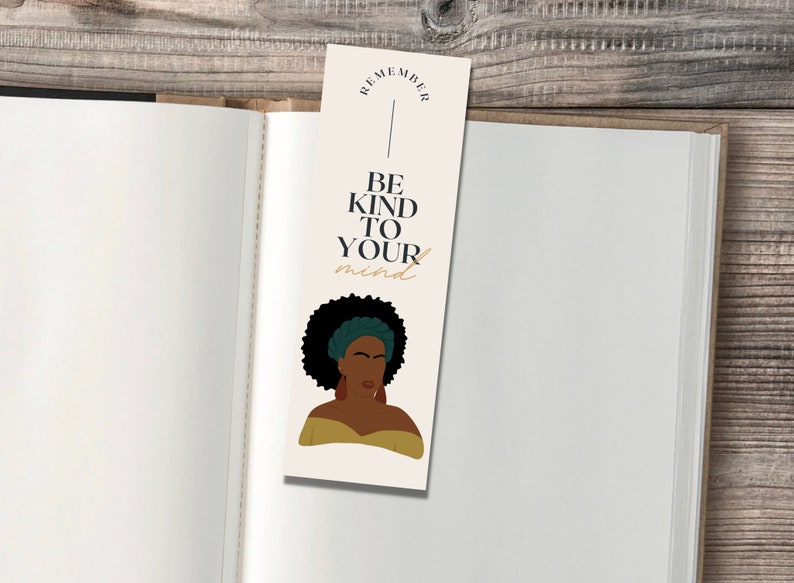 Black Girl Bookmarks Black Women Bookmark Printable - Etsy