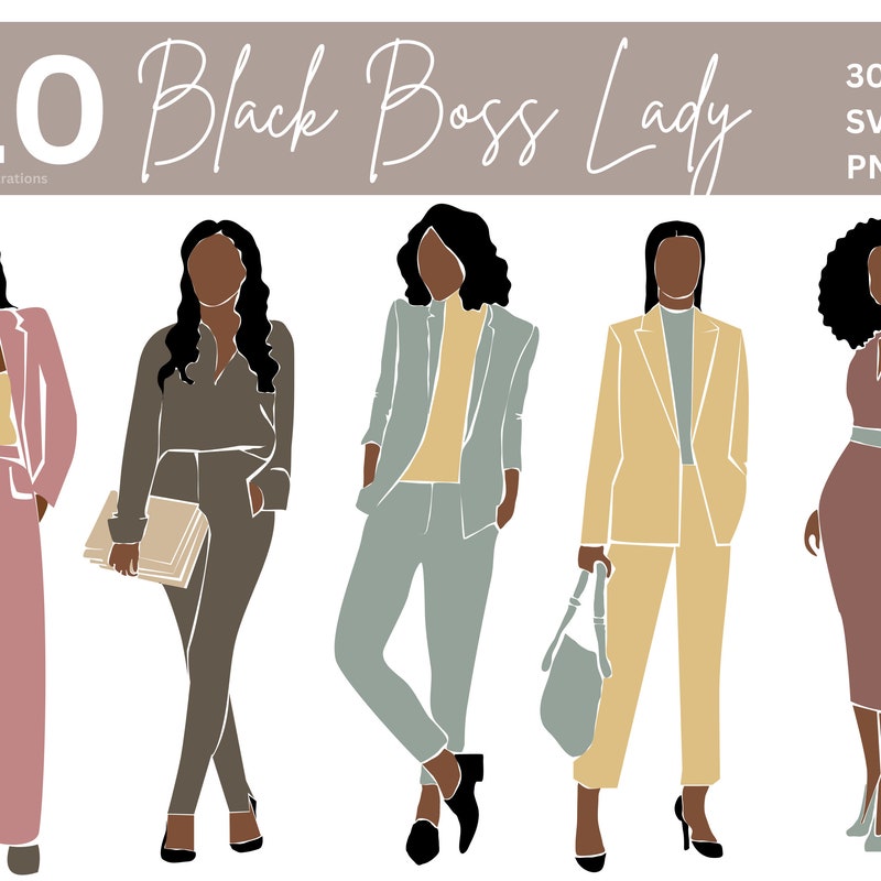 Woman Clipart - Etsy