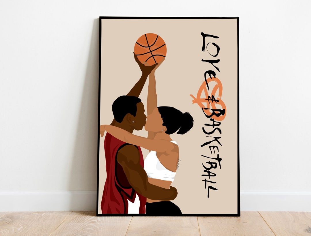 Love and Basketball Art Print, DIGITAL DOWNLOAD, Classic Black Movies ...