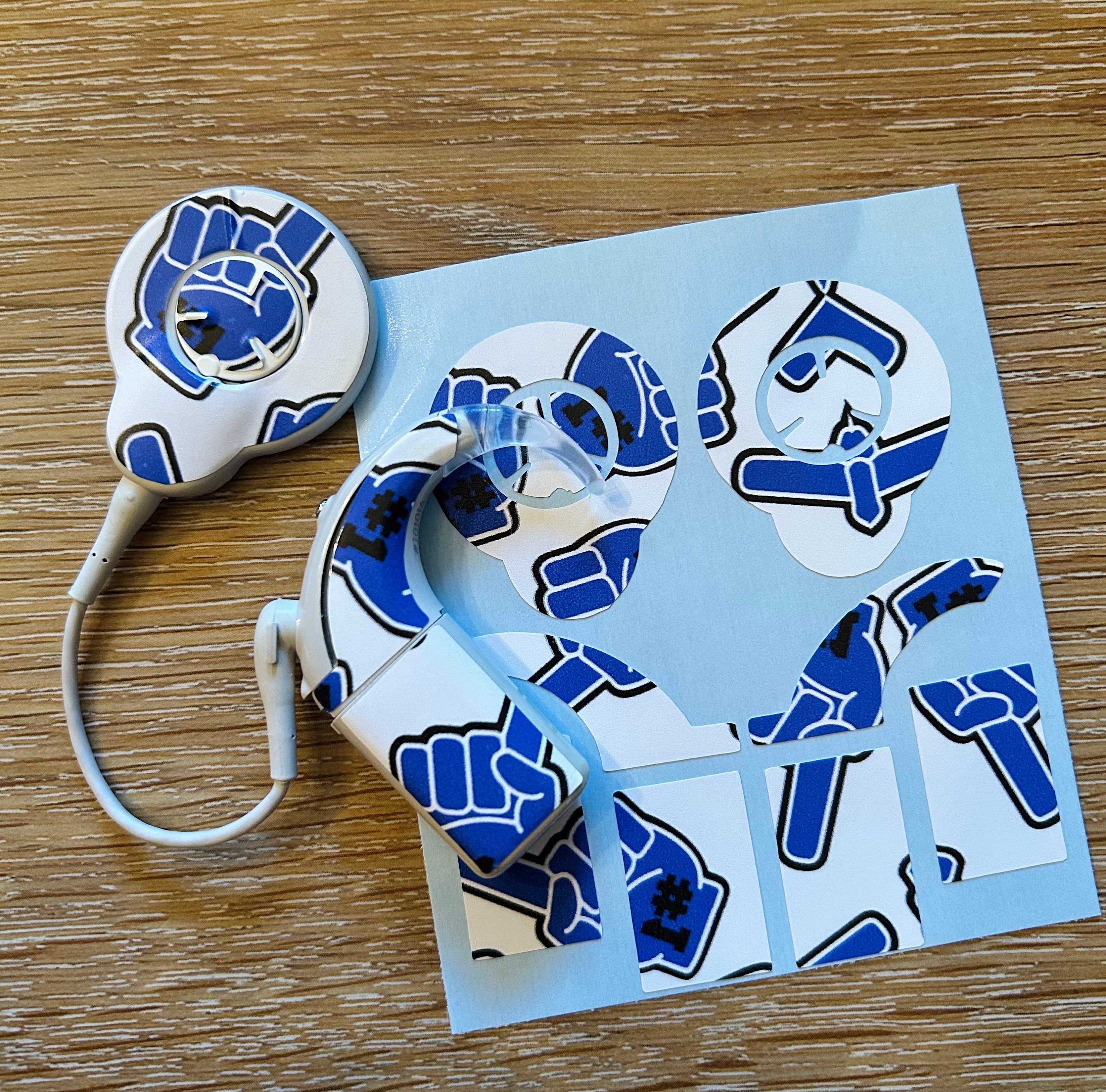 N8 Decal - Foam Finger (blue) - Etsy