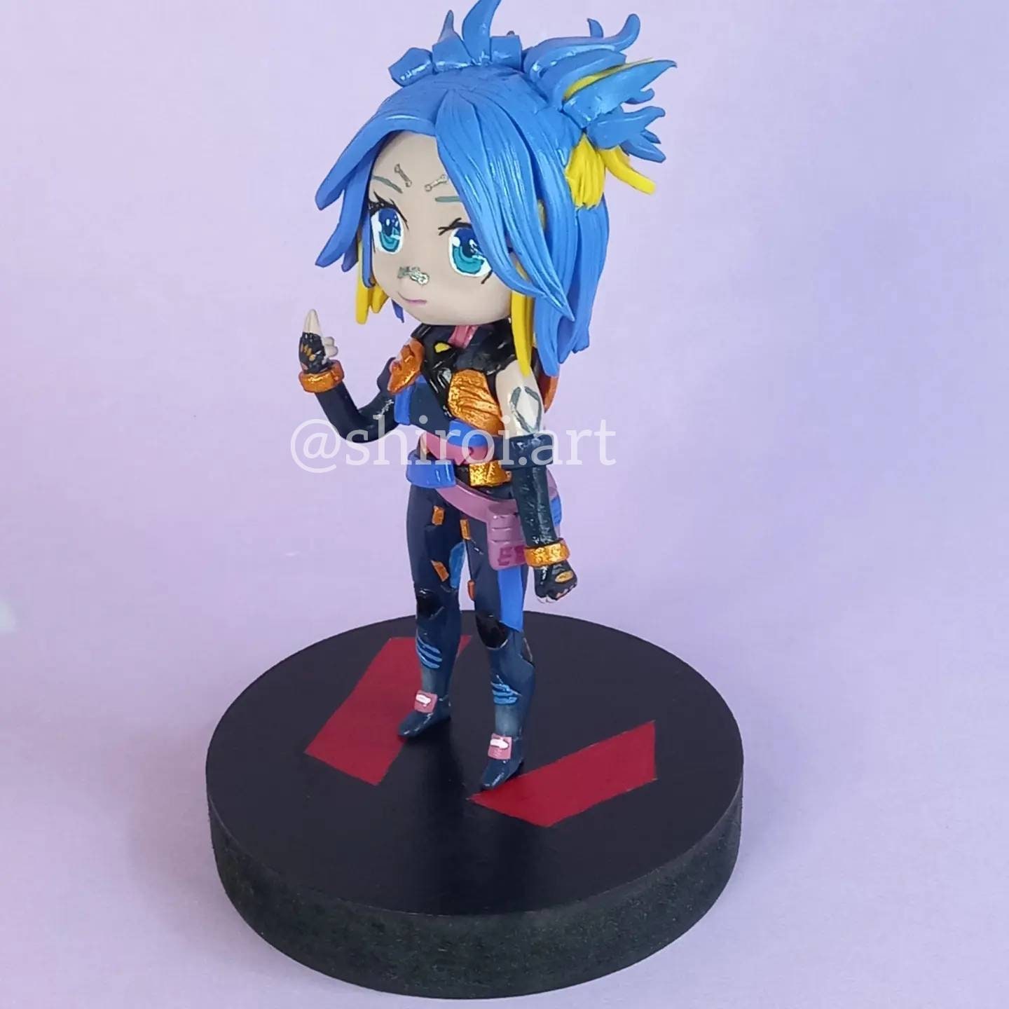 Handmade Valorant Neon Chibi Figure - Etsy