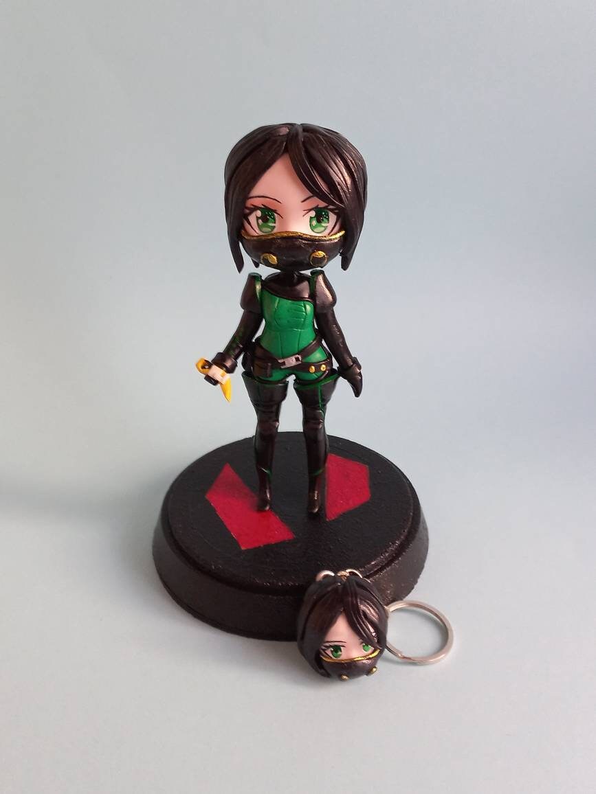 Valorant Viper Chibi Figure | Etsy Singapore