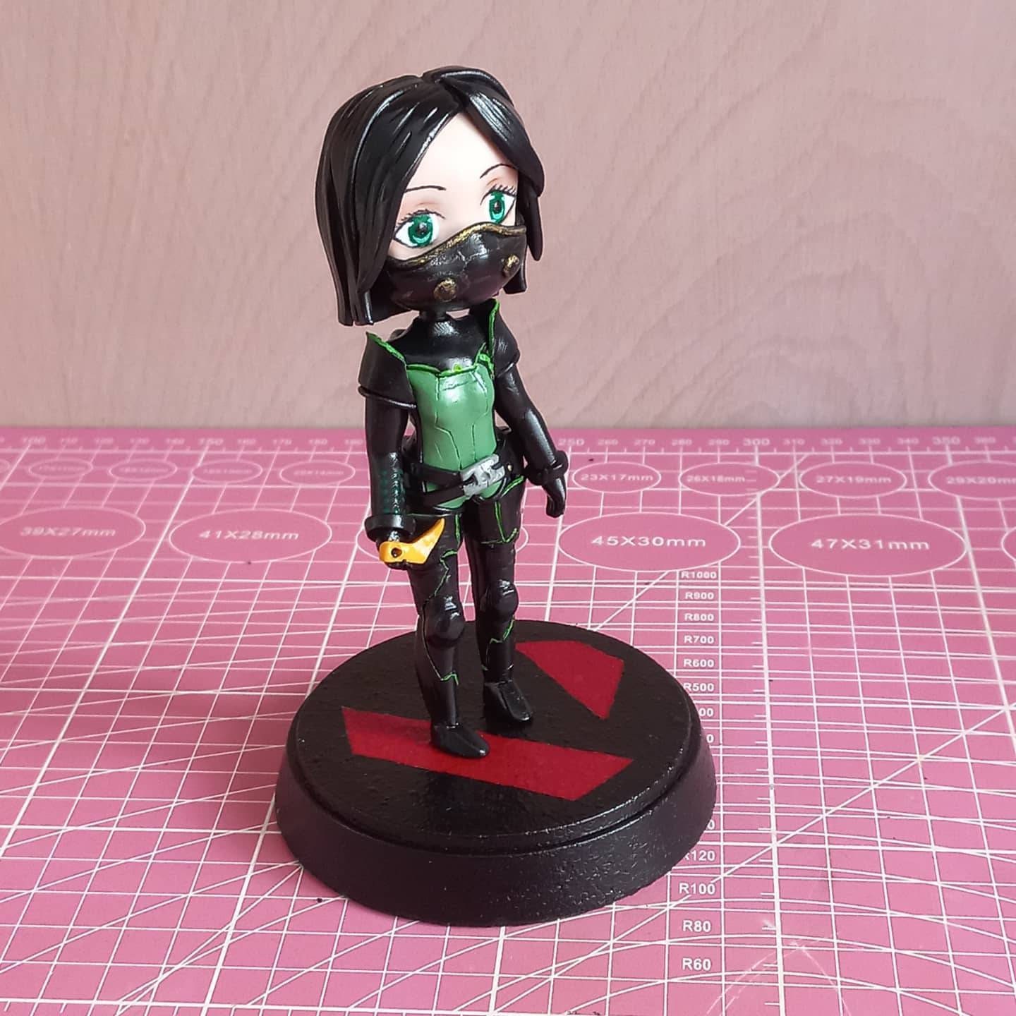Valorant Viper Chibi Figure | Etsy Australia