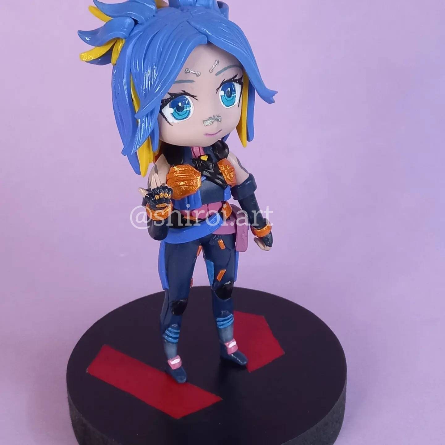 Handmade Valorant Neon Chibi Figure - Etsy