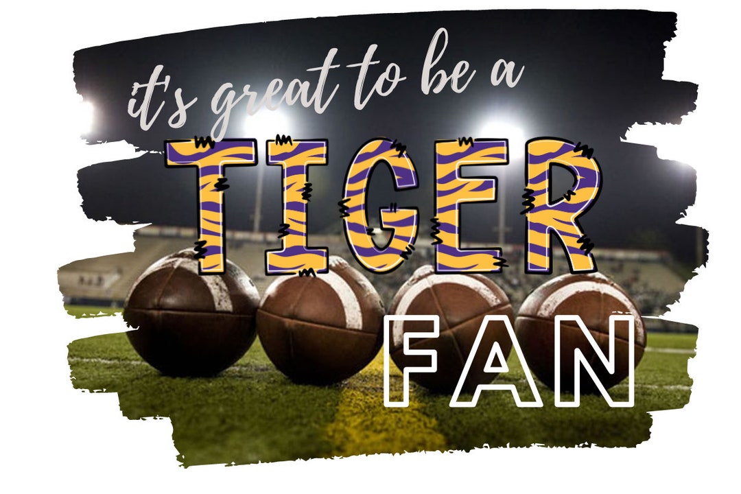 It's Great to Be a Tiger Fan PNG File - Etsy
