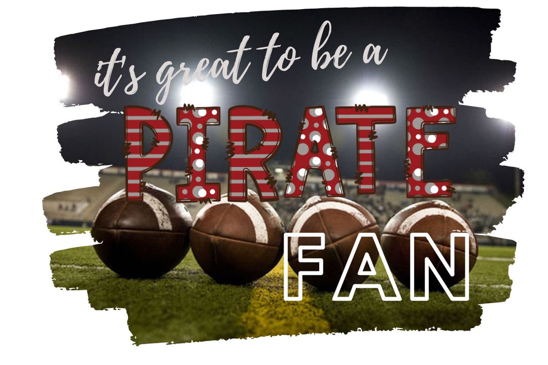 Its Great to Be a Pirate Fan Sublimation - Etsy