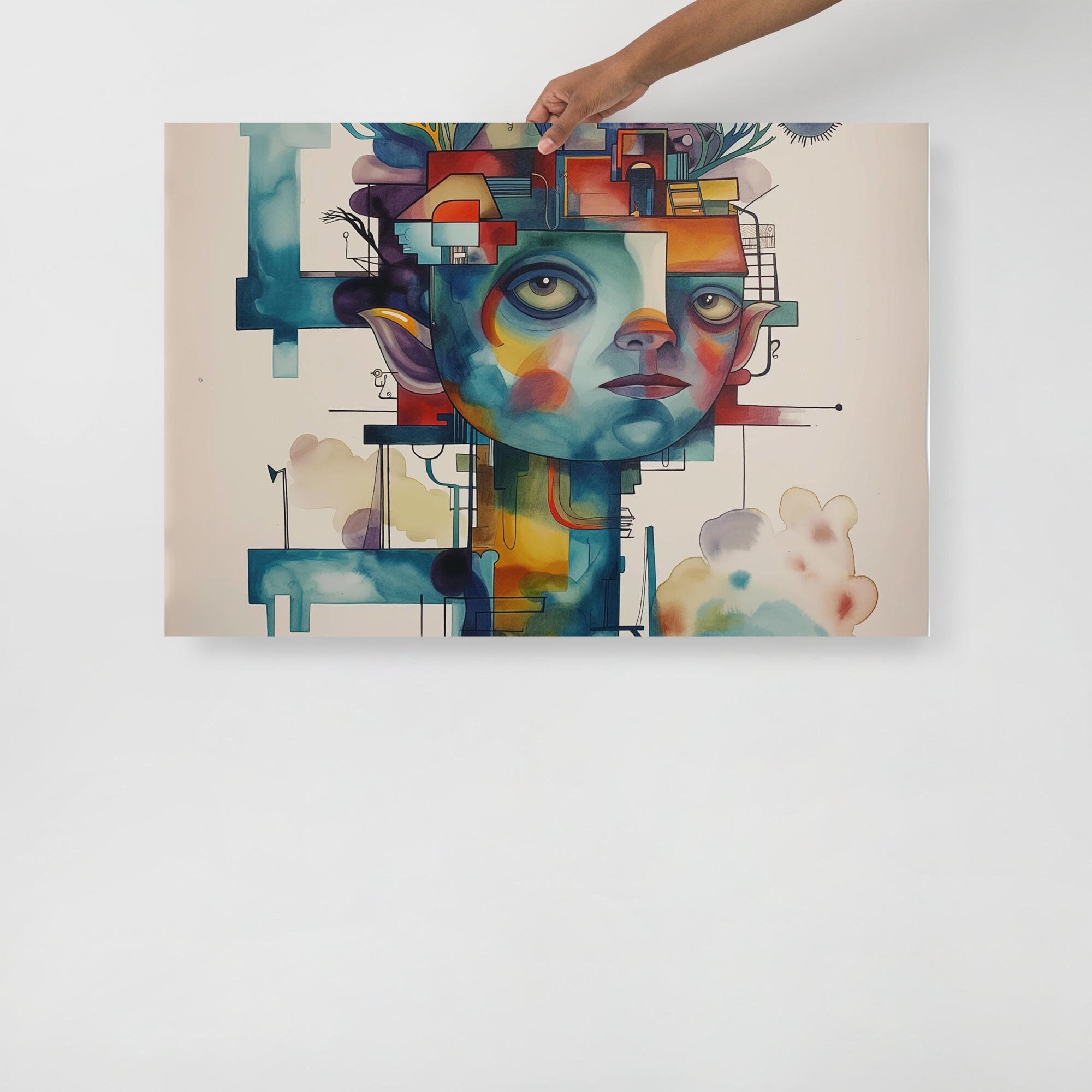 Orga 1 Poster, Bedroom Decor Fantasy Art Surreal Large Wall Art ...