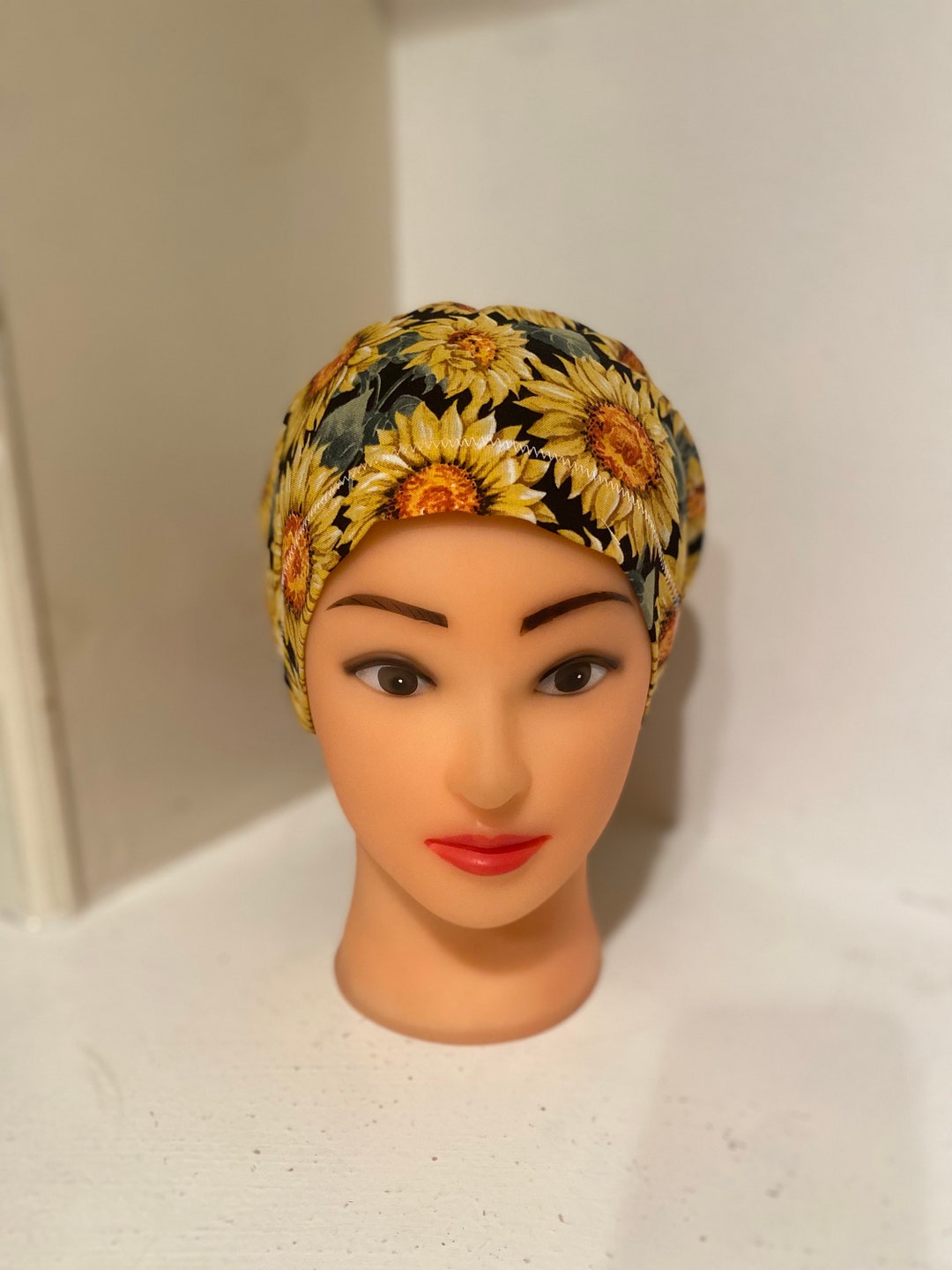 Classic Yellow Sunflowers Euro Style Surgical Scrub Cap - Etsy