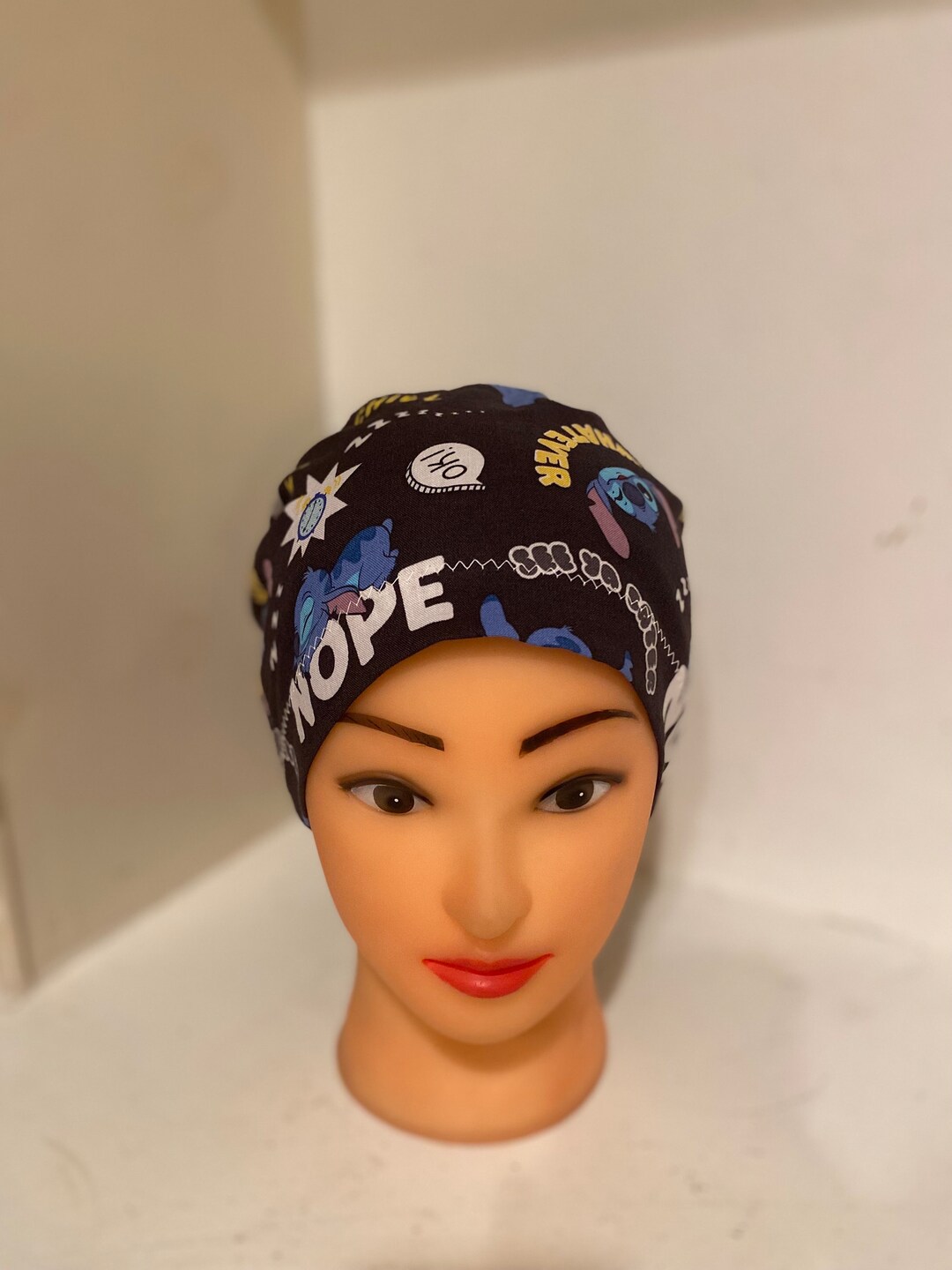 Stitch Nope Euro Style Surgical Scrub Cap - Etsy