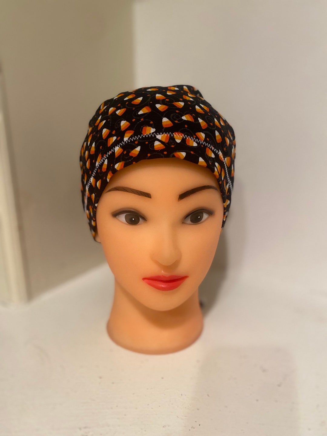 Candy Corn Swirl Glitter Euro Style Surgical/scrub Cap - Etsy