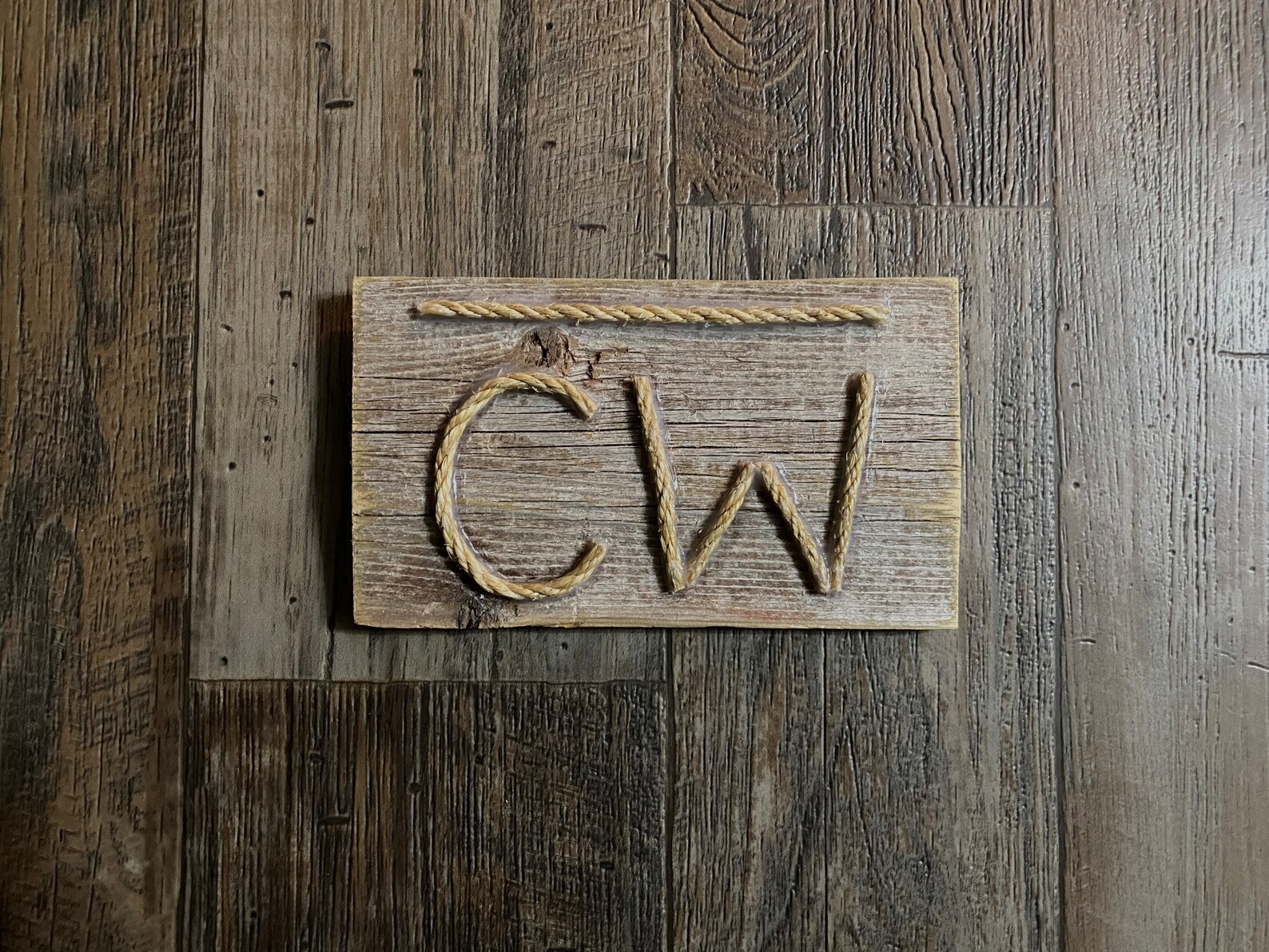 Custom Cattle Brand/ Horse Brand/ Ranch Decor/ Cow Brand/ Rope Sign ...