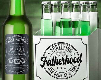 Feliz Dia Del Padre Father's Day Personalized Beer Bottle Carrier or ...