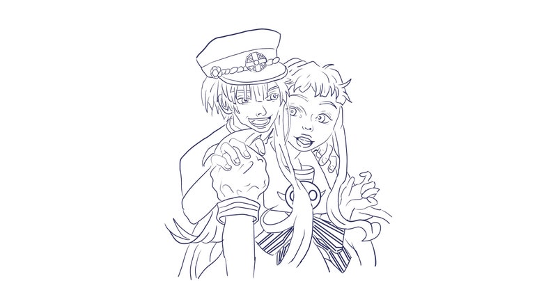 Toilet Bound Hanako Coloring Page - Etsy