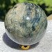 Indian Agate Sphere With Stand, 248g, Fancy Jasper Stone, Green ...