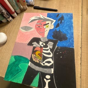Danny Phantom Custom Paintings - Etsy