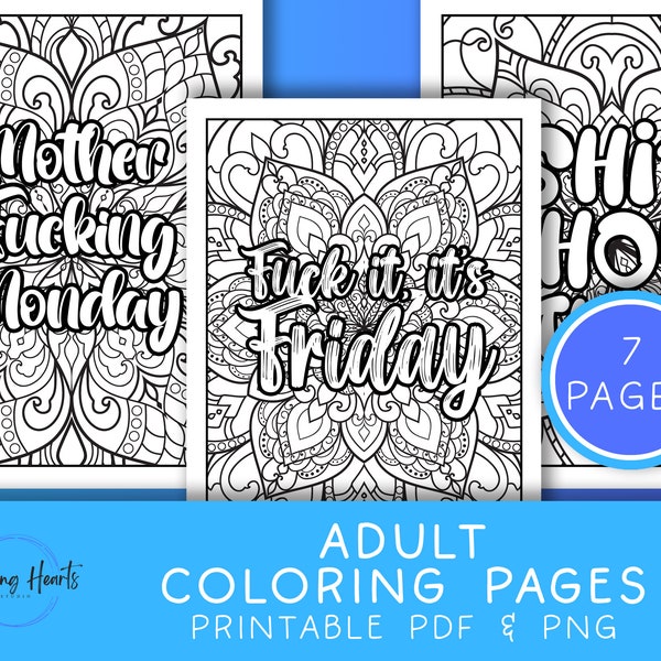 Coloring Adult Humor - Etsy