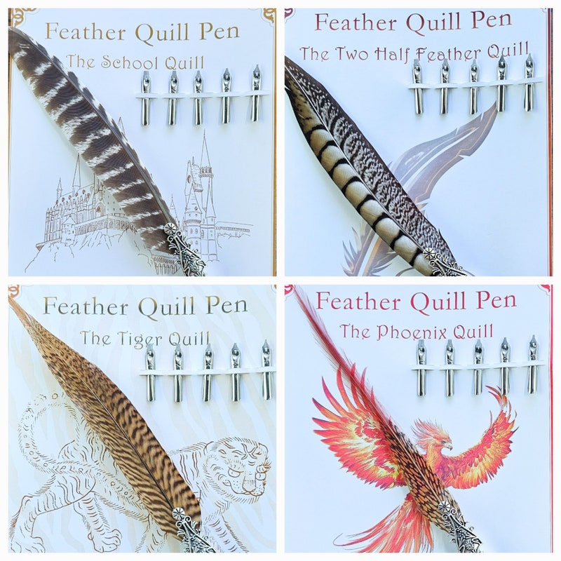 Feather Writing Quill - Etsy