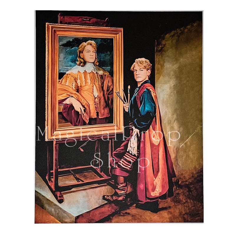 Gilderoy Lockhart Painting a Portrait of Gilderoy Lockhart Picture Only ...