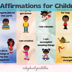 Affirmation Cards for Kids | Positive Affirmations Cards ...
