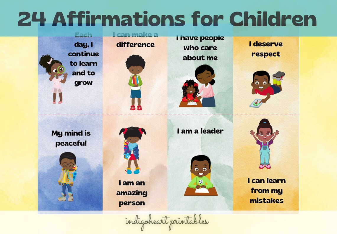Affirmation Cards for Kids | Positive Affirmations Cards ...