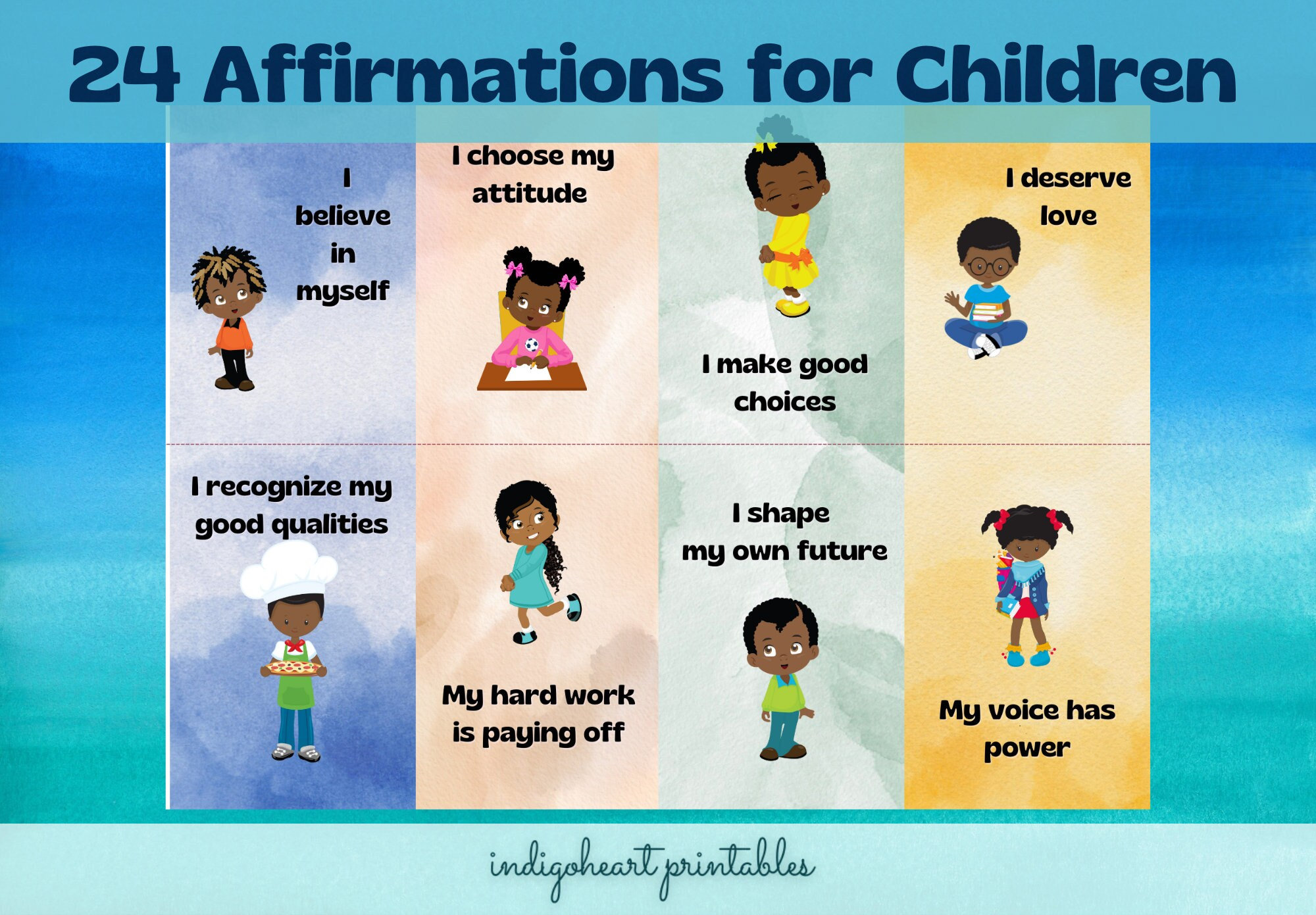 Affirmation Cards for Kids | Positive Affirmations Cards ...