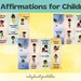 Affirmation Cards for Kids | Positive Affirmations Cards ...