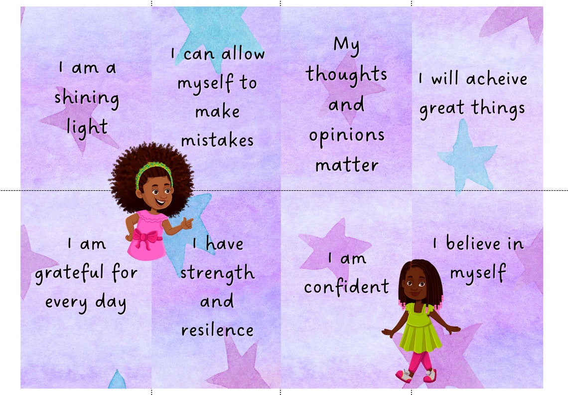 Black Girl Magic Affirmation Card Deck, Positive Affirmation Cards for ...