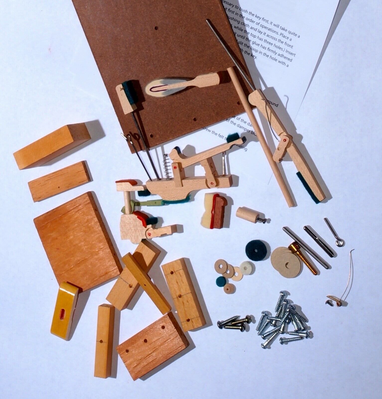 Upright PIANO ACTION MODEL Full Kit Learn to Regulate & Repair Piano ...