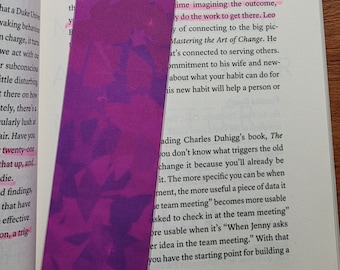 Purple Bookmark - Etsy