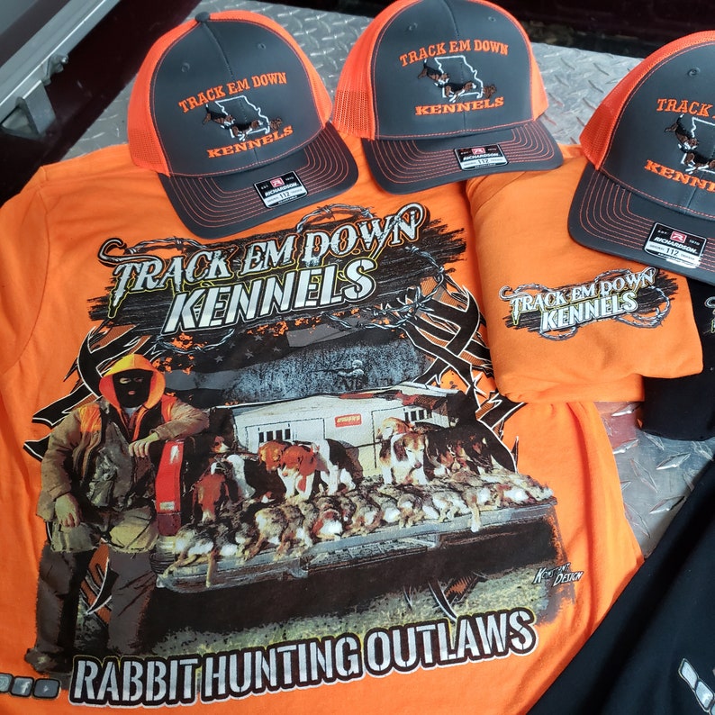 Rabbit Hunting Track Em Down Kennels Hunting Shirt - Etsy