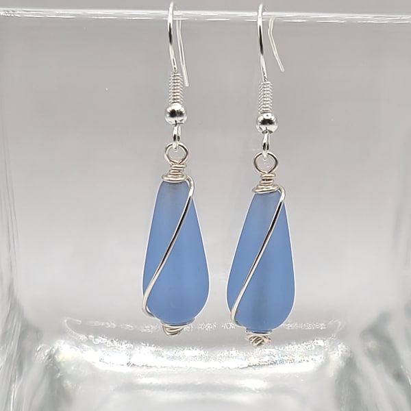 Blue Earrings - Etsy