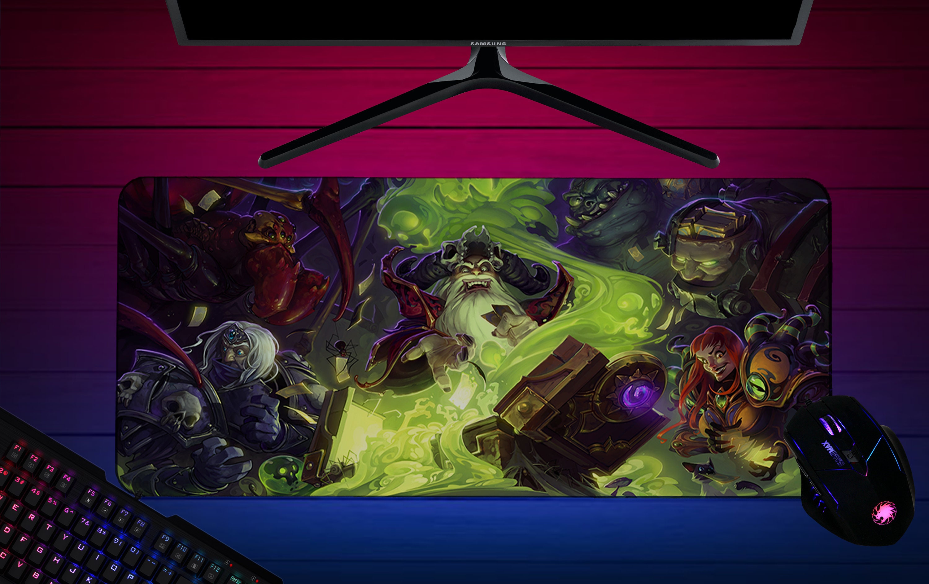 WoW- Hearthstone -Desk Mat- Mouse Pad - Craft Mat - Trading Card Game
