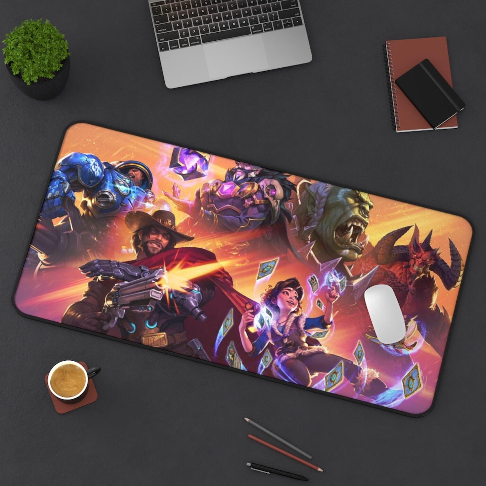 Blizzard WoW- Hearthstone -Desk Mat- Mouse Pad - Craft Mat